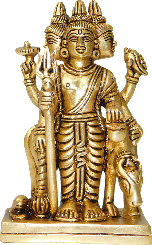 Resin Statue Trimurti Brahma Vishnu Mahesh idol/lord Dattatreya ...