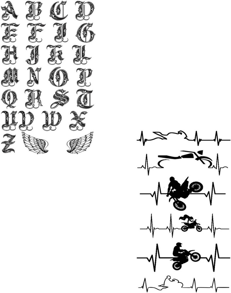 Tattoo Letter Designs For Men