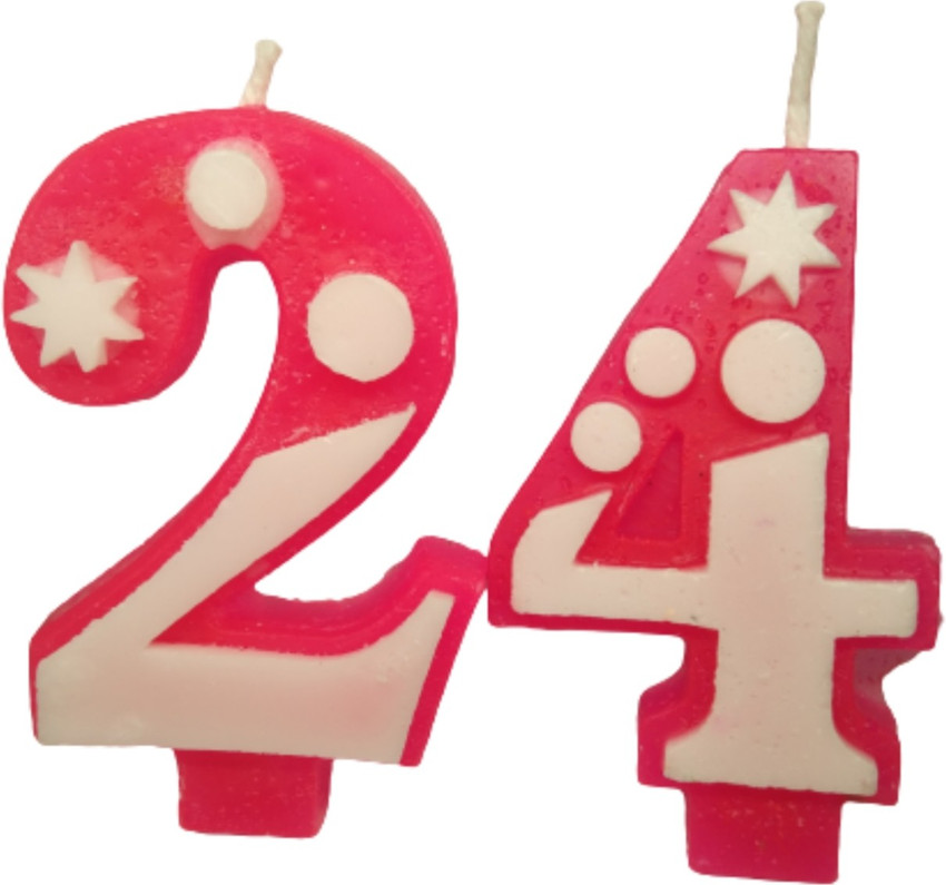 24th Birthday Candles
