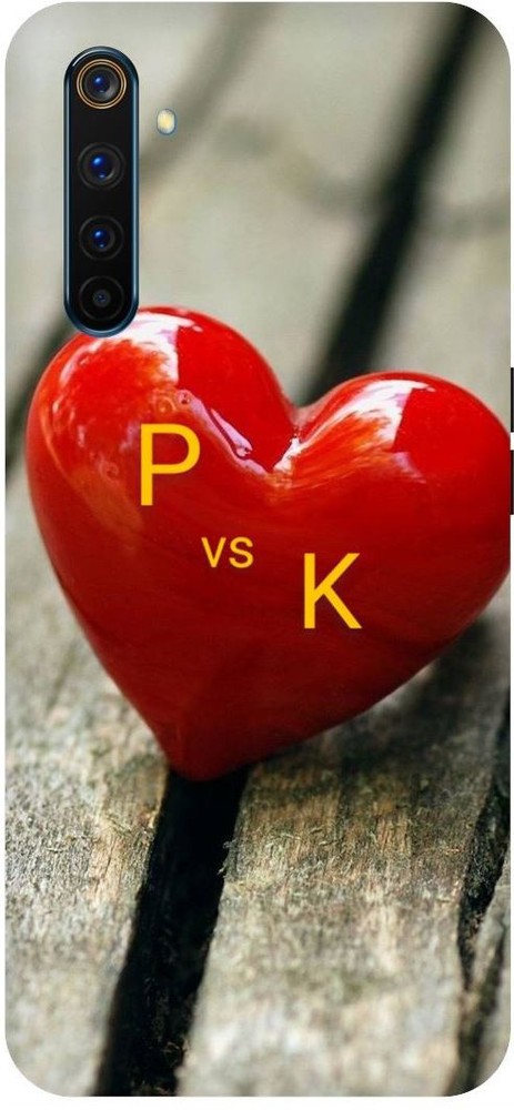 Letter P And K In Heart