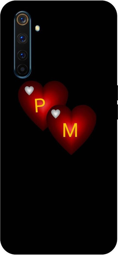 Letter P And M In Heart