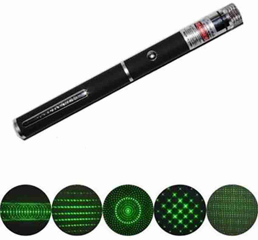 Adjustable Green Laser Pointer With Rechargeable Battery