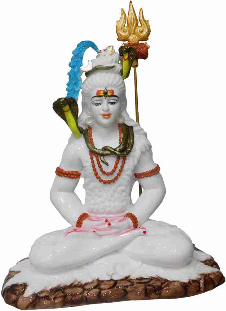 Shiv Samadhi Murti Marble Look Meditation Lord Shiva, 51% OFF