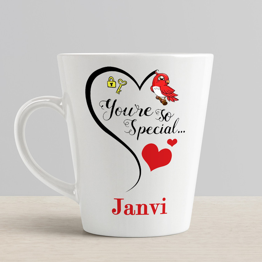 Janvi Name Logo