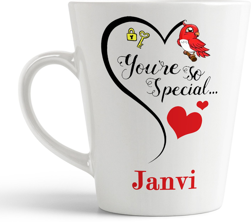 Janvi Name Logo