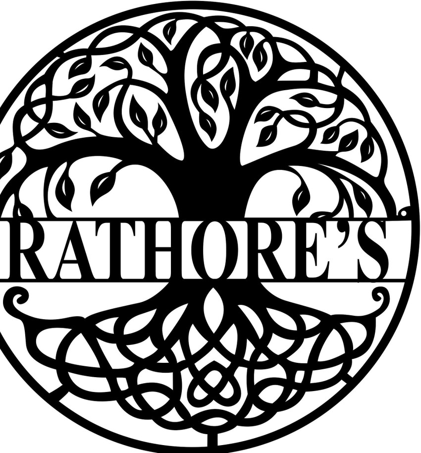 Rathod Name Logo