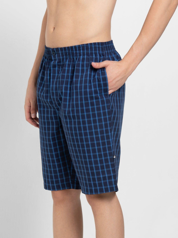 Jockey Man Multi-Color Check Des423 Bermuda 9005 (S): Buy