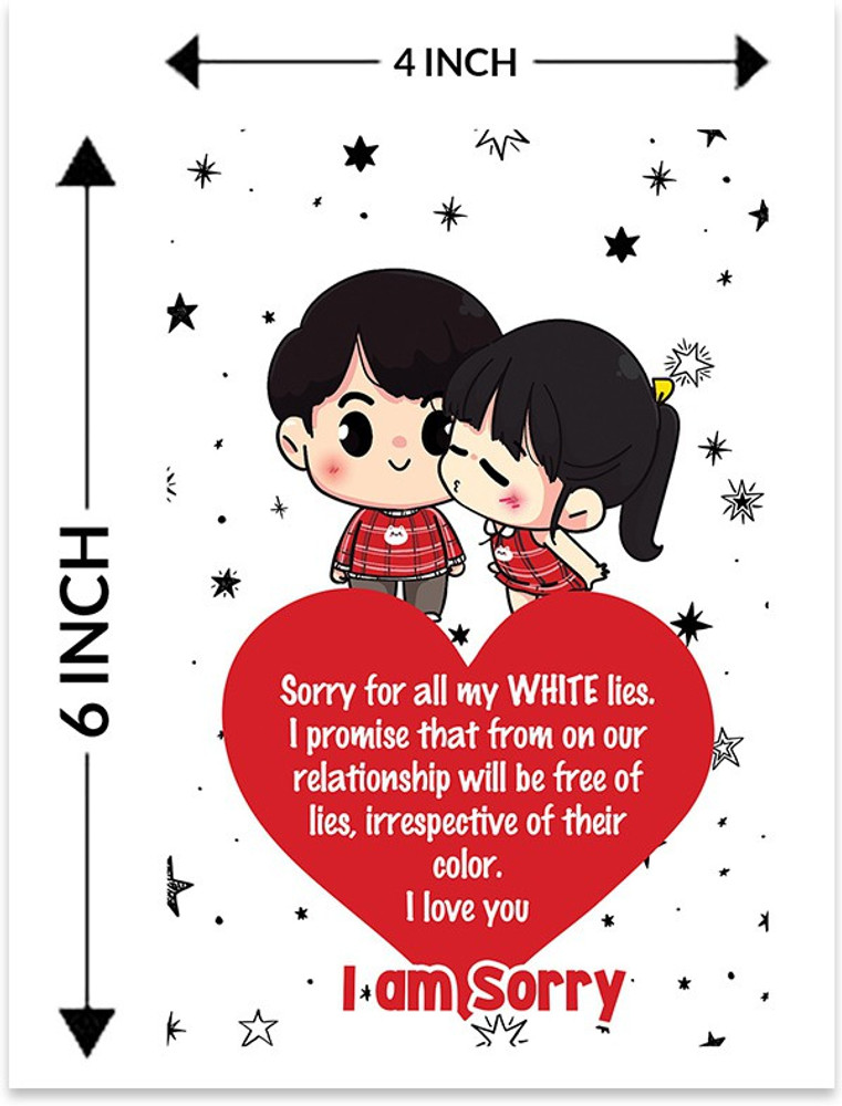 Sorry Cards For Lover