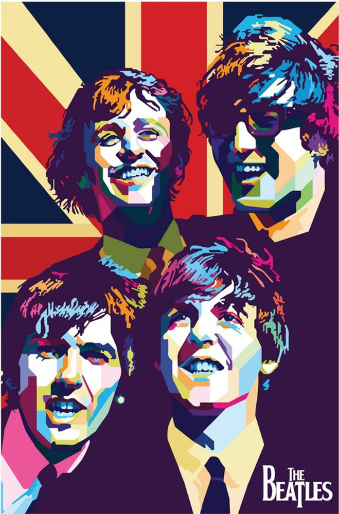 Beatles Pop Art Poster