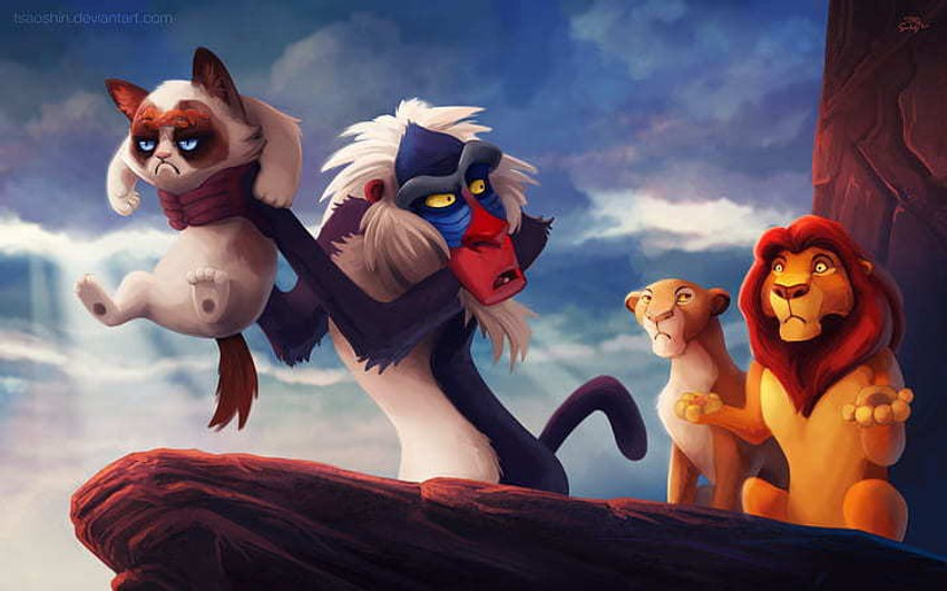 Grumpy Cat Meme Lion King