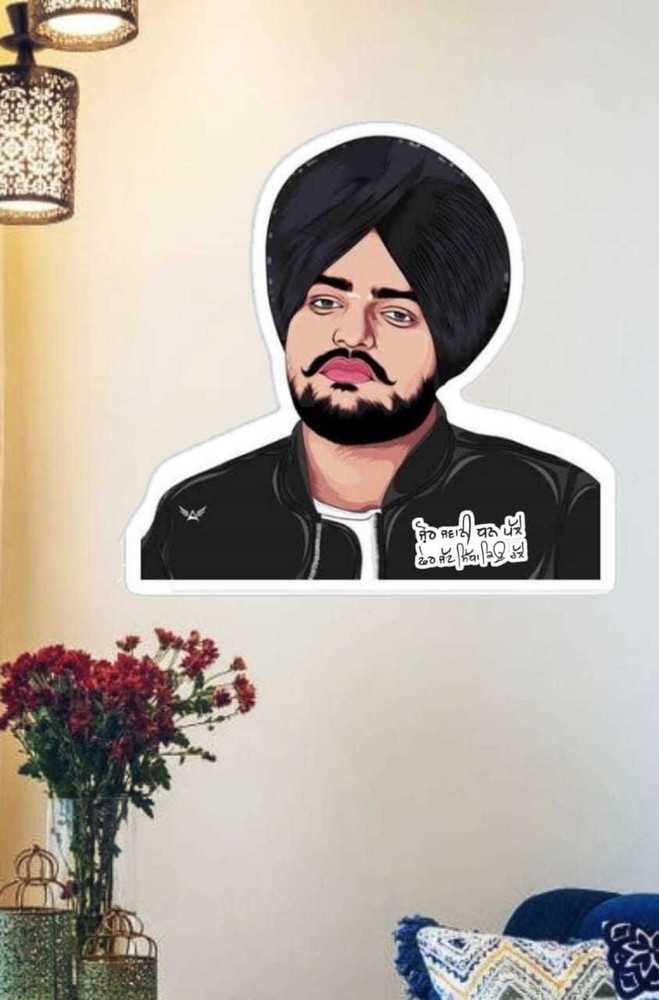 SIDHU MOOSEWALA Sticker Posters (3 Sizes) Pack Of THE, 49% OFF