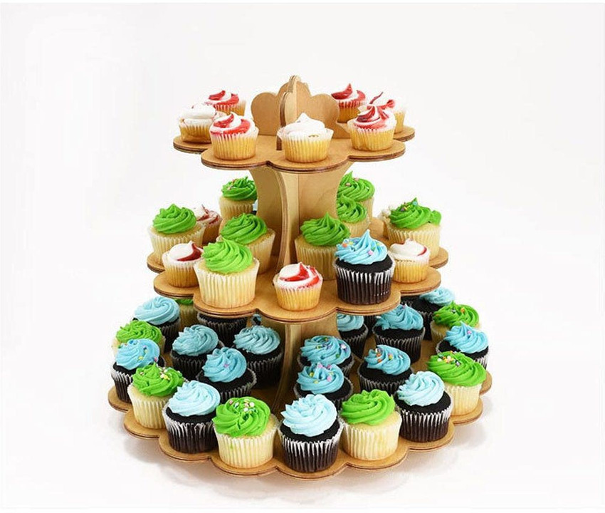 Wooden Wedding Cupcake Stands