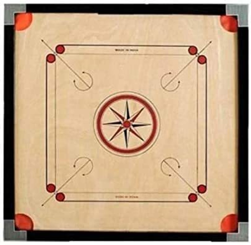 Wooden Large Carrom Board 32 Inches Olympic Dream India, 49% OFF