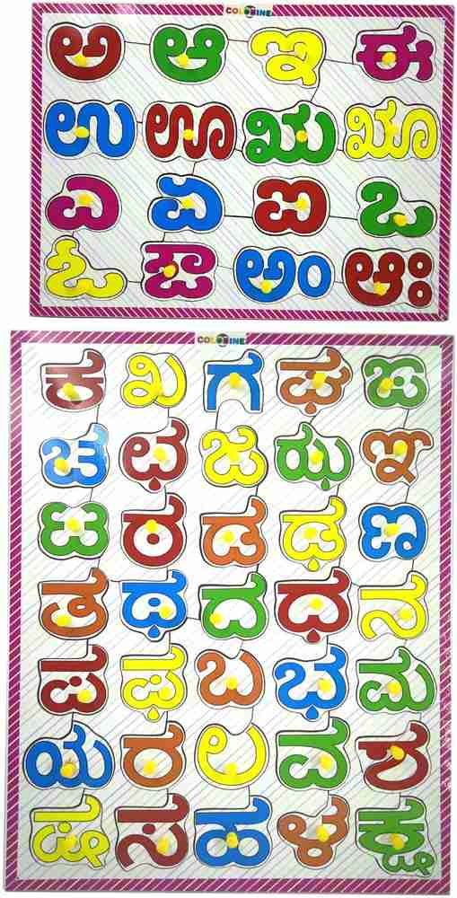 Kannada Alphabet Chart For Kids