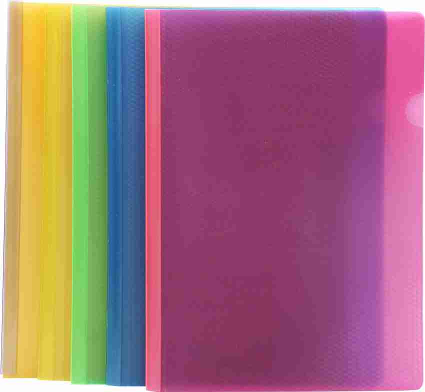 Plastic Pocket Brad Folders With S