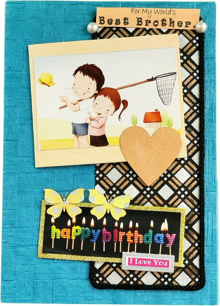 Handmade Birthday Greeting Cards For Brother