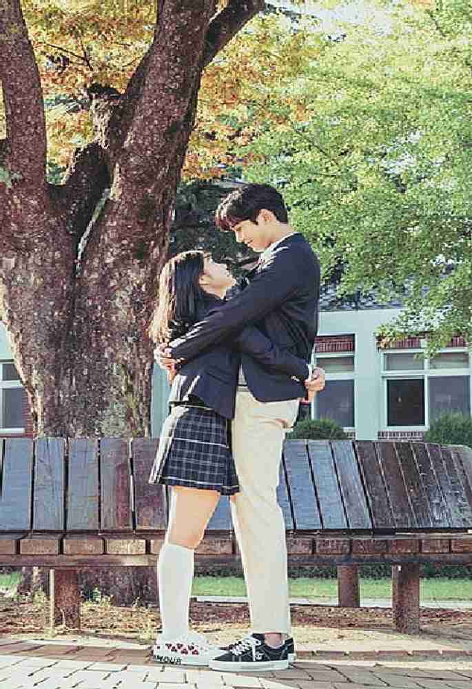 Korean High School Couples