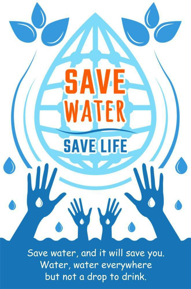 Save Water Save Life Posters In Hindi