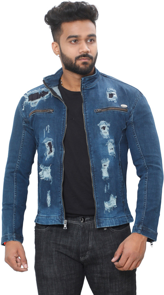 Jean Jacket No Sleeves Men