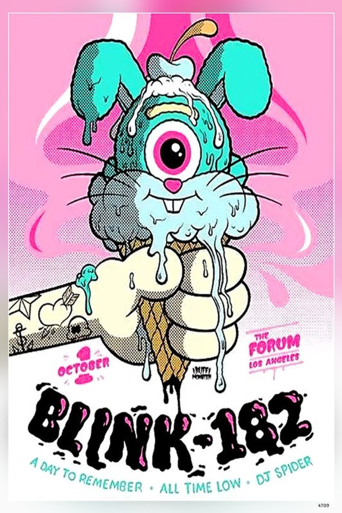 Blink 182 Band Poster