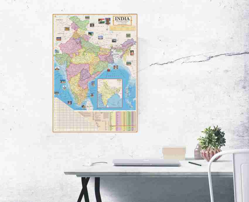 Wall Map Of India With States And Capitals | lupon.gov.ph