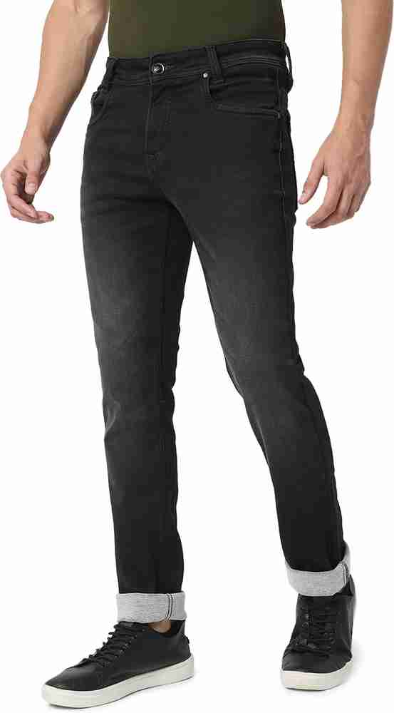 Buy Mufti Black Skinny Fit Denim Deluxe Stretch Jeans At