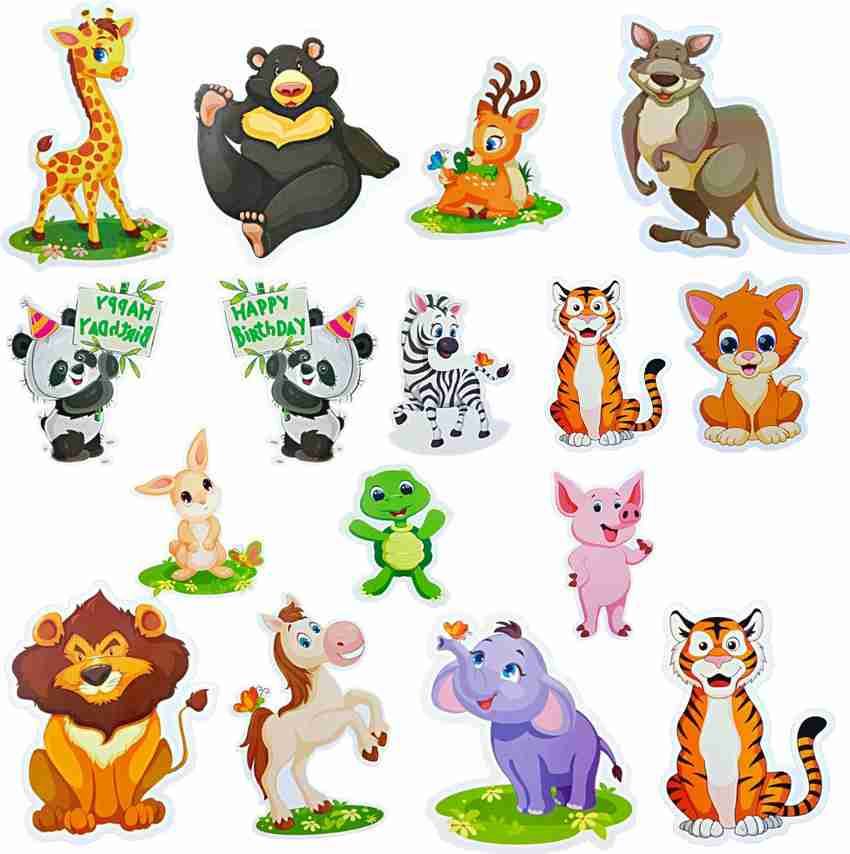 Baby Safari Animal Cutouts