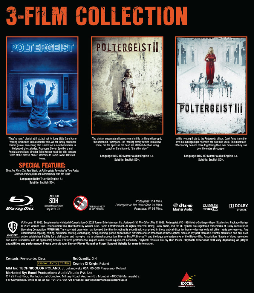 Poltergeist 3 Dvd