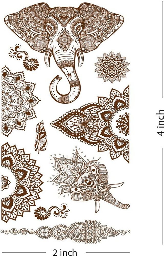 Henna Elephant Hand