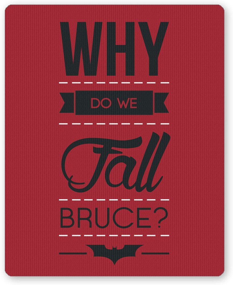 Why Do We Fall Poster