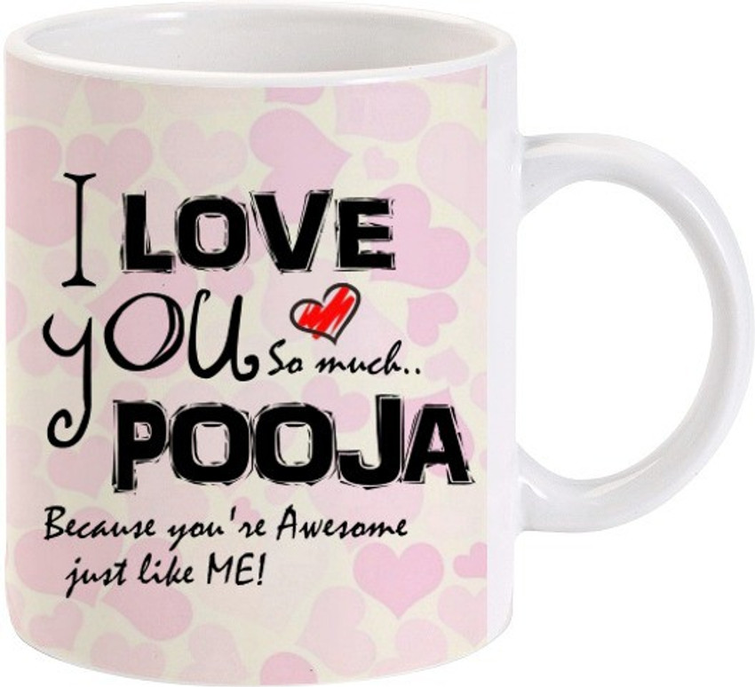 I Love You Pooja Logo