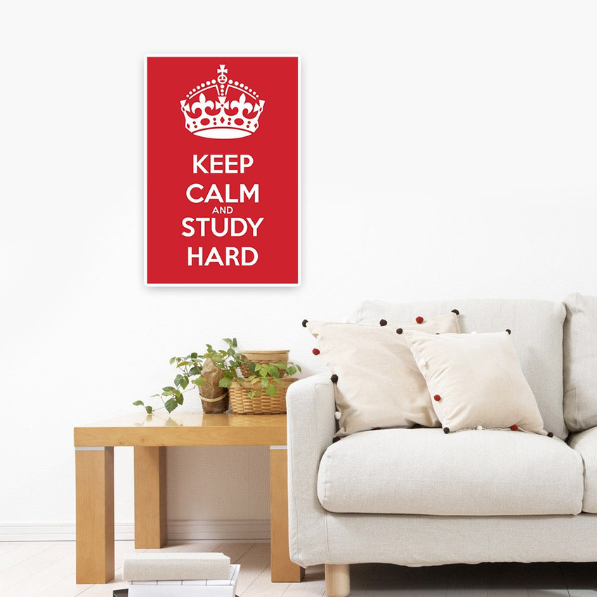 Keep Calm And Study On Poster