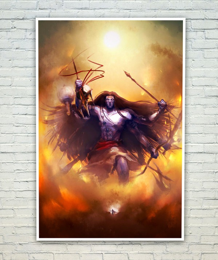 Angry Mahadev Wallpaper Hd