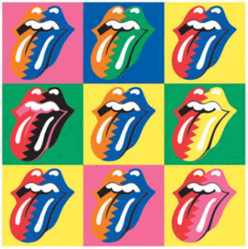 Rolling Stones Logo Pop Art