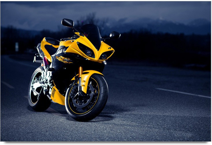 Yamaha R1 Yellow
