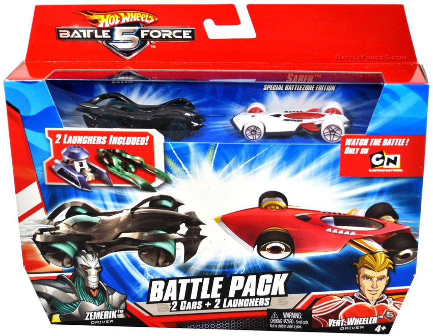 Hot Wheels Battle Force 5 Cars Toys