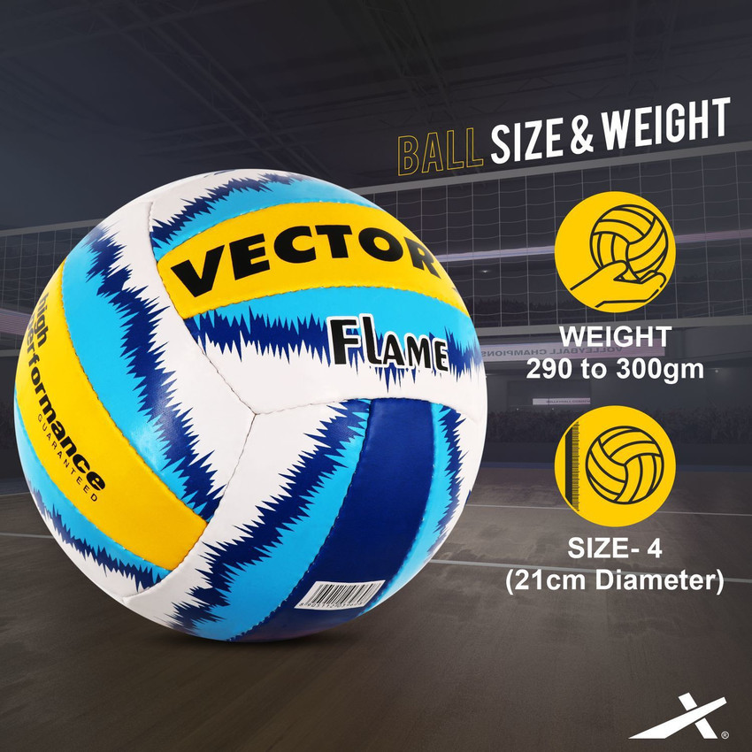 Flaming Volleyball Vector