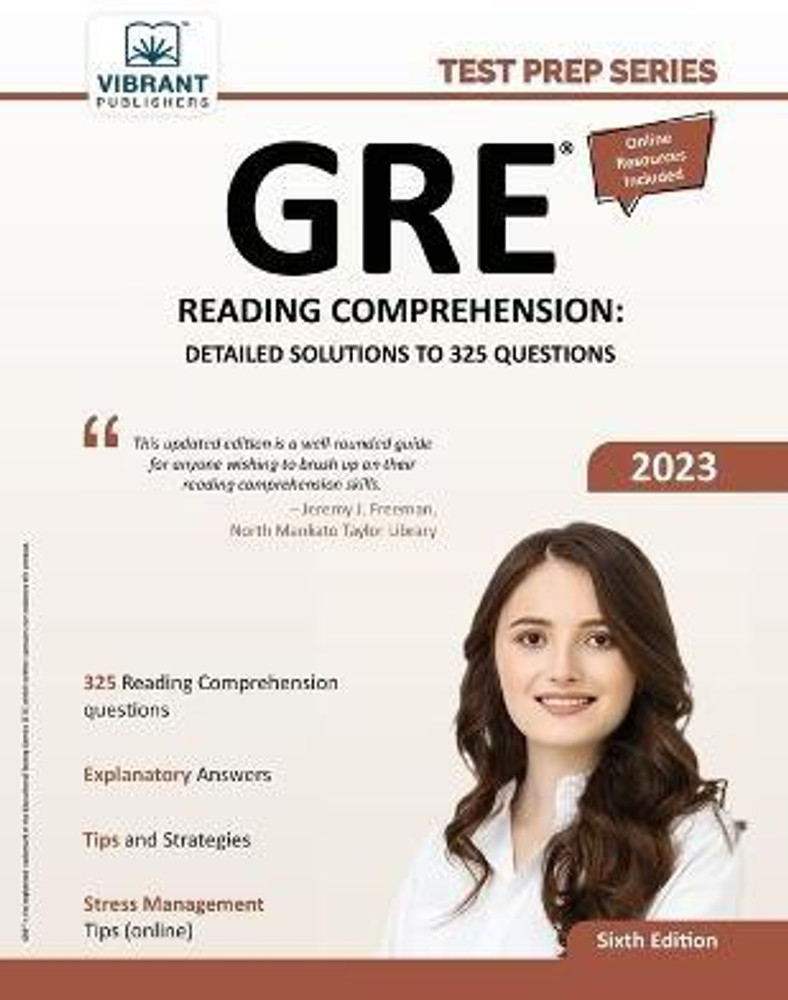 GRE Reading Comprehension: Detailed Solutions To 325, 50% OFF