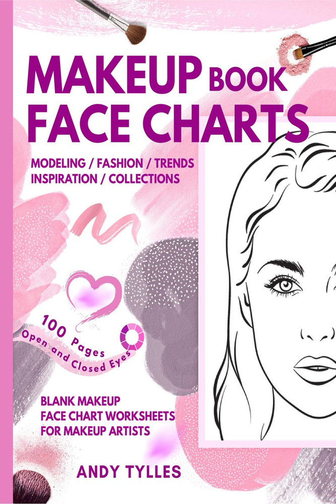 Free Blank Face Charts For Makeup Artists | Saubhaya Makeup