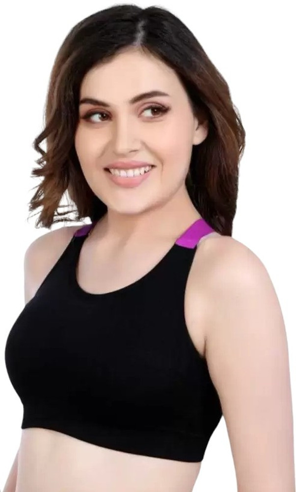 Sports Bra Low Impact Bra Padded (removable) ,High Coverage