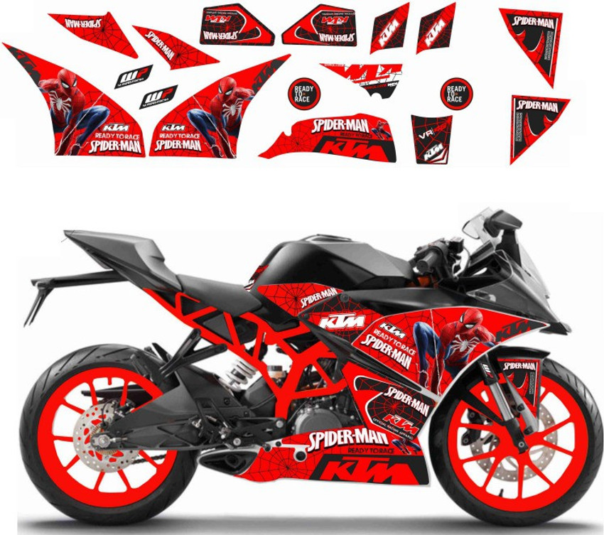 Spiderman Stickers For Bikes