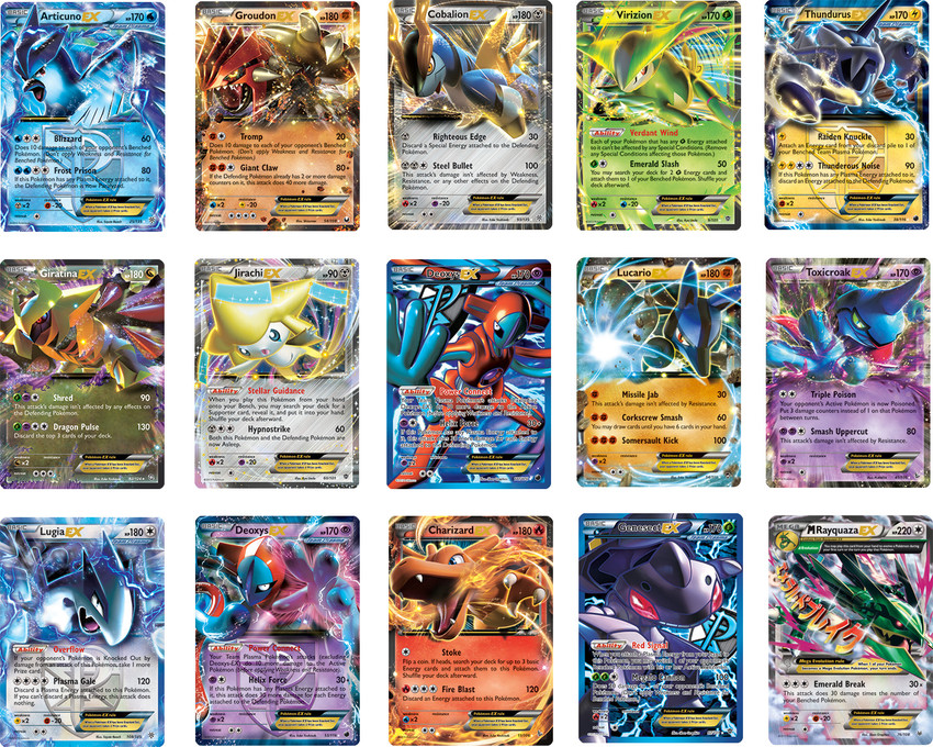 Pokemon Cards Legendary Mega Ex