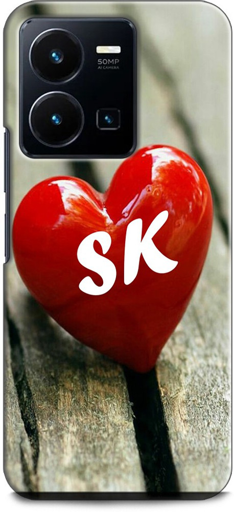 S K Love Name Logo