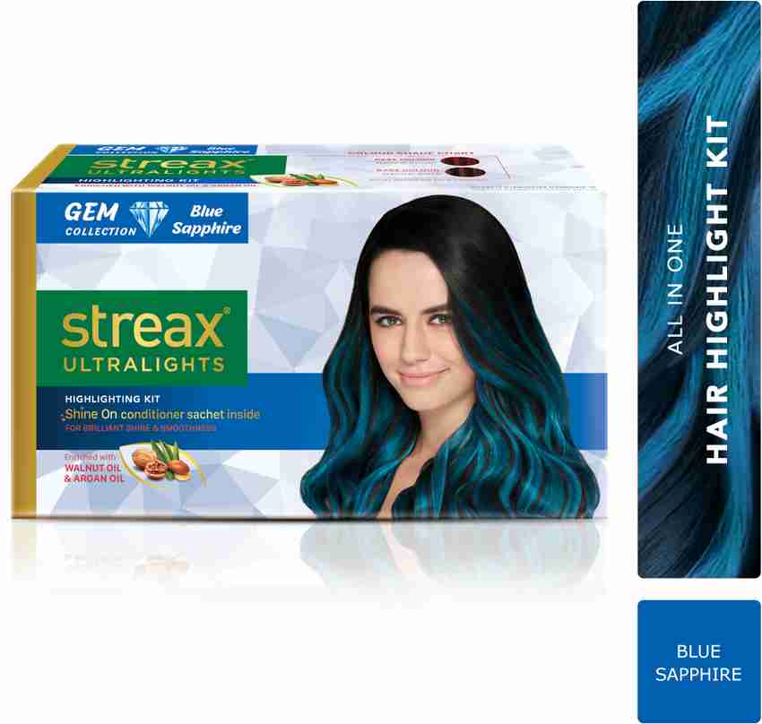 Hair Color Highlights Blue