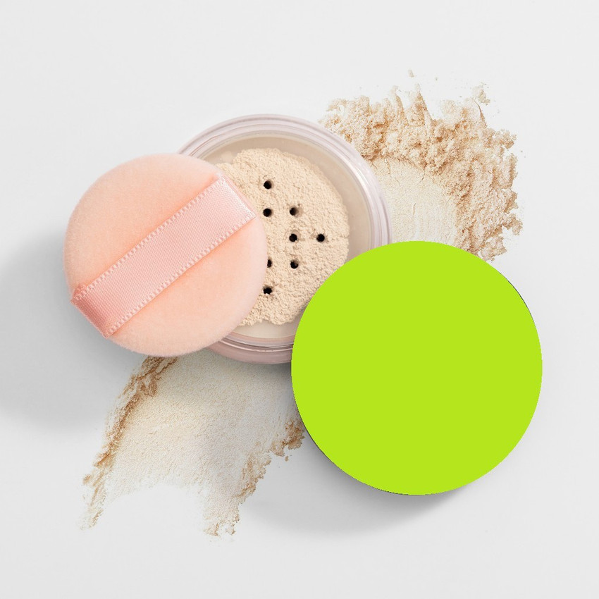 Green Face Powder Makeup | Saubhaya Makeup