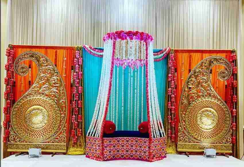 Indian Wedding Stage Decoration Cost | Shelly Lighting
