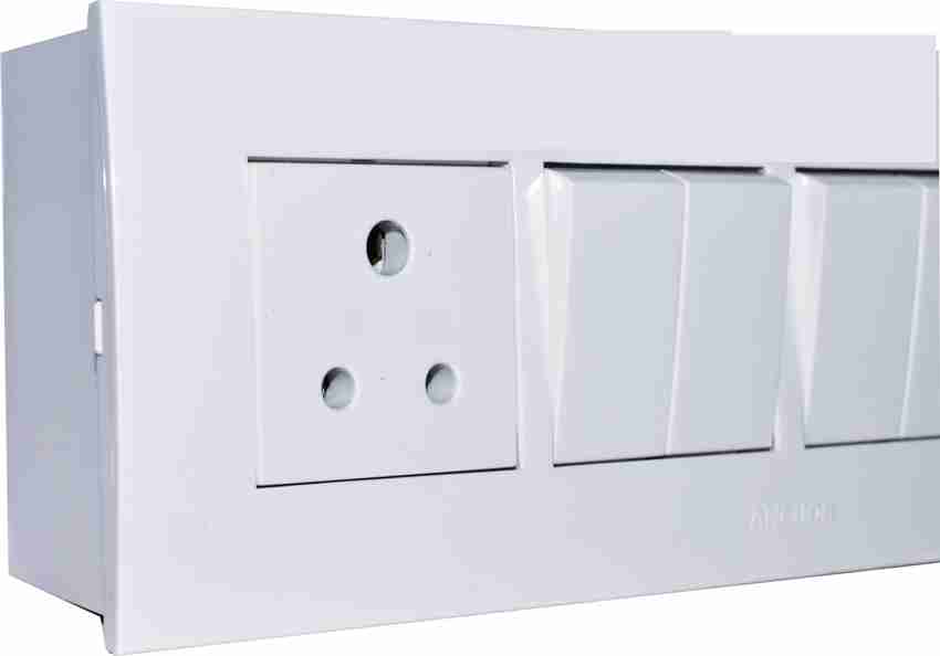 Modern Modular Switchboard With Onoff Switch Pin Socket And Fan ...