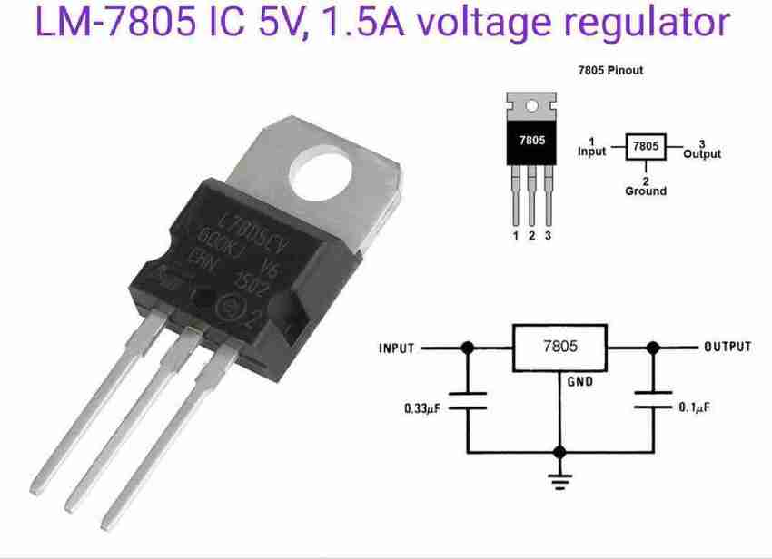 7805 Voltage Regulator Pinout, Circuit, Datasheet, Uses, 40% OFF