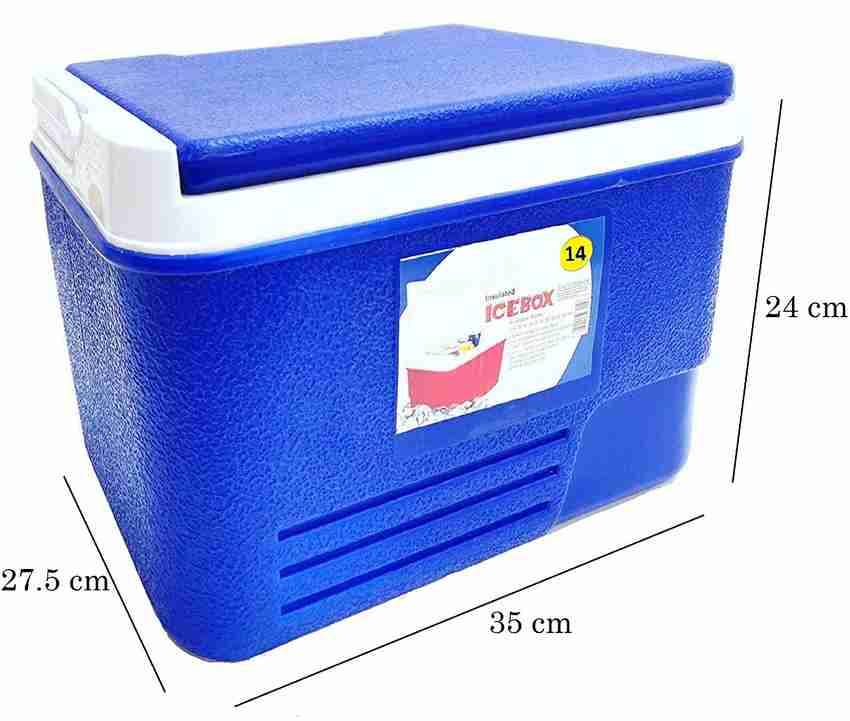 Aristo Insulated Chiller Ice Box LTR (Red Blue Colour As