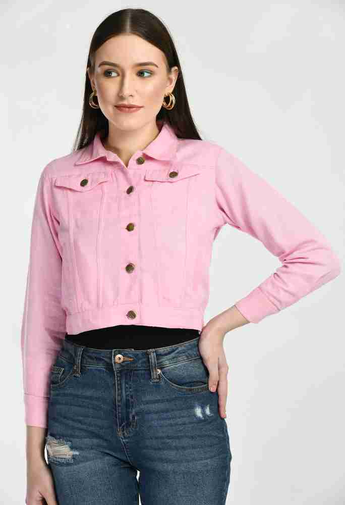 Shop The Latest Denim Jacket In Dusty Pink Classic And